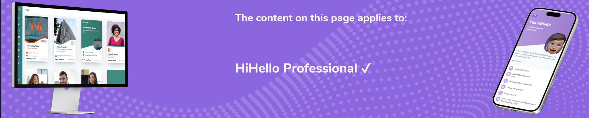 HiHello Professional Account Onboarding – HiHello Help Center