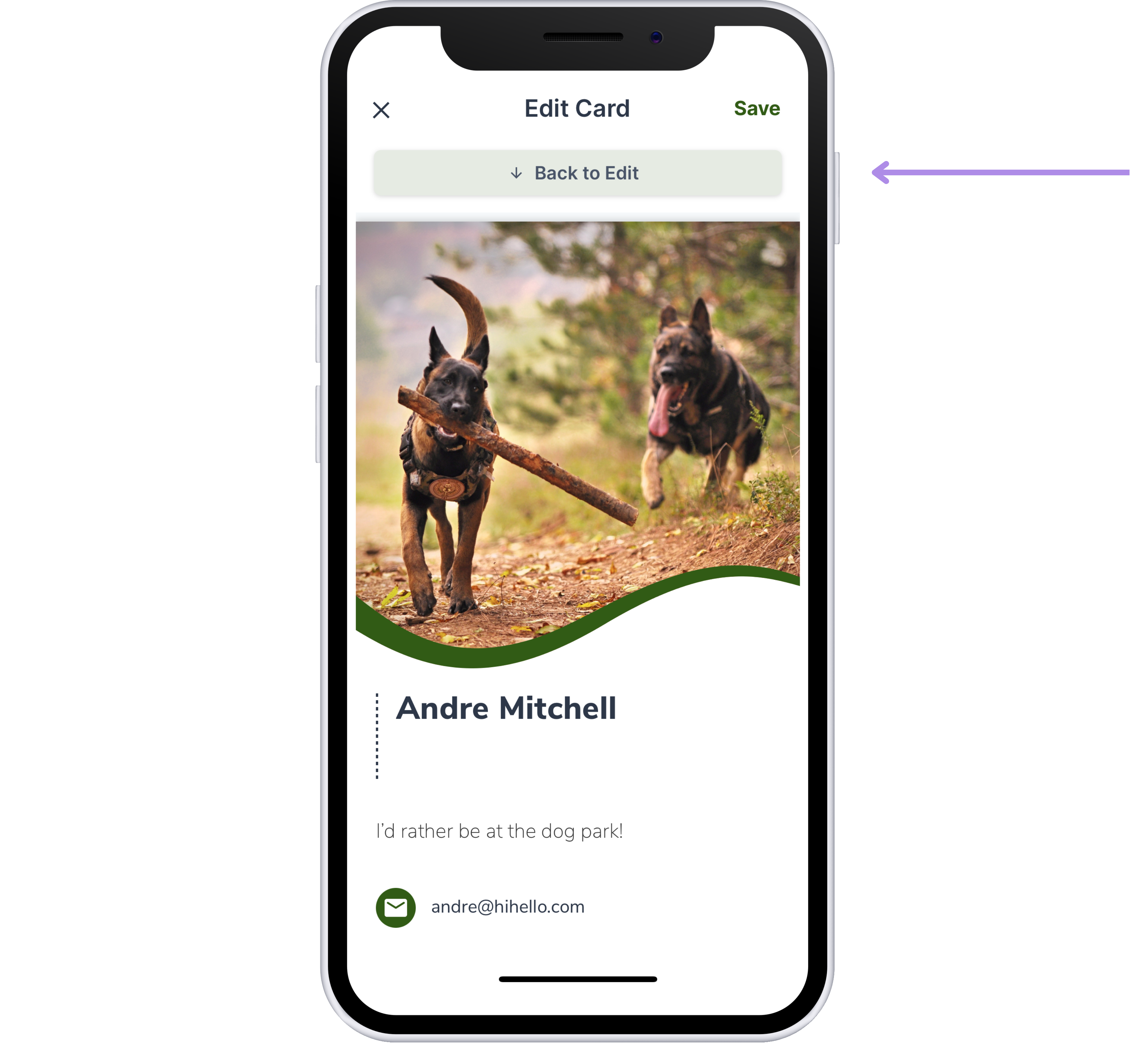 Create a Card on a Phone – HiHello Help Center