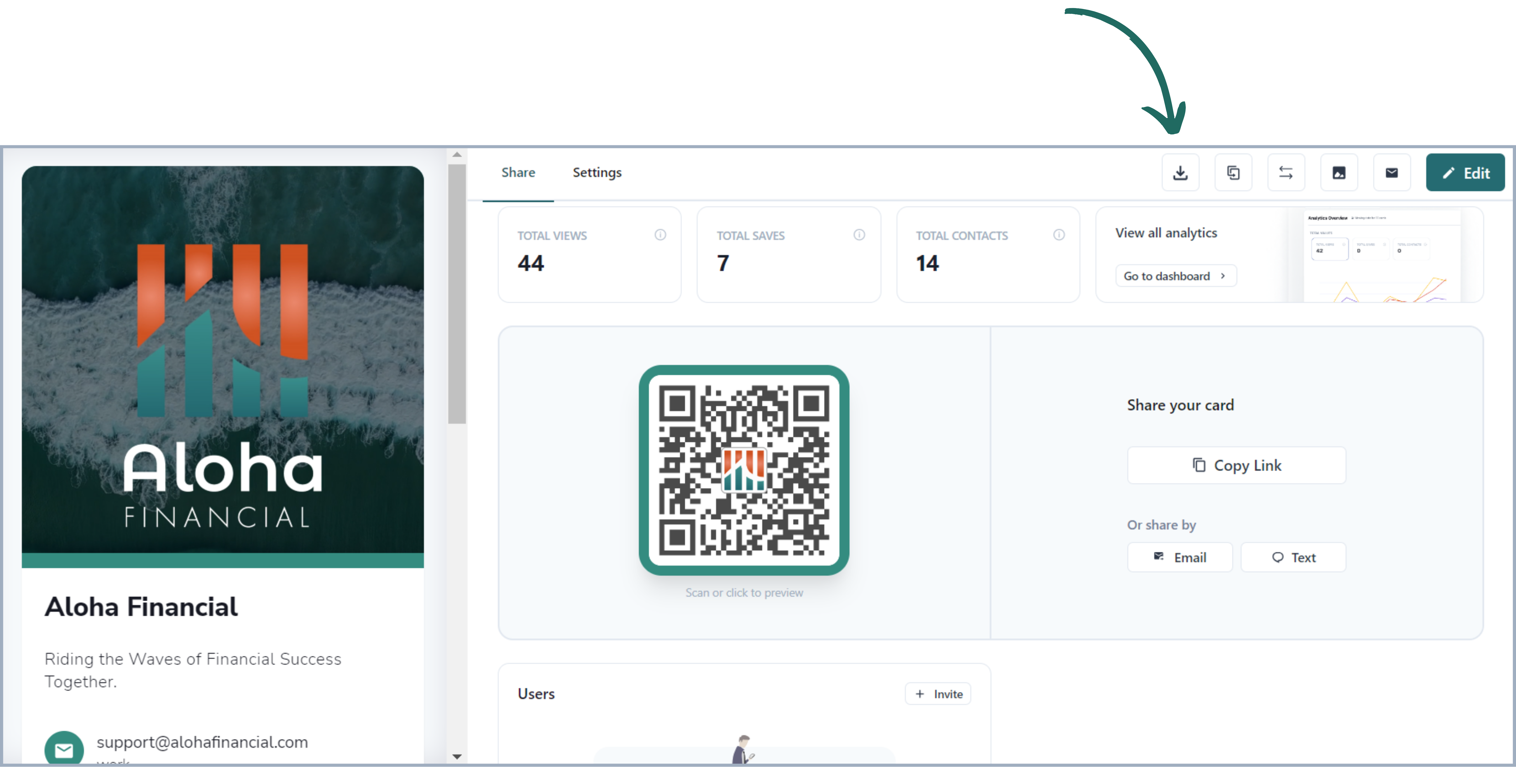 Share Your Card Using a QR Code – HiHello Help Center