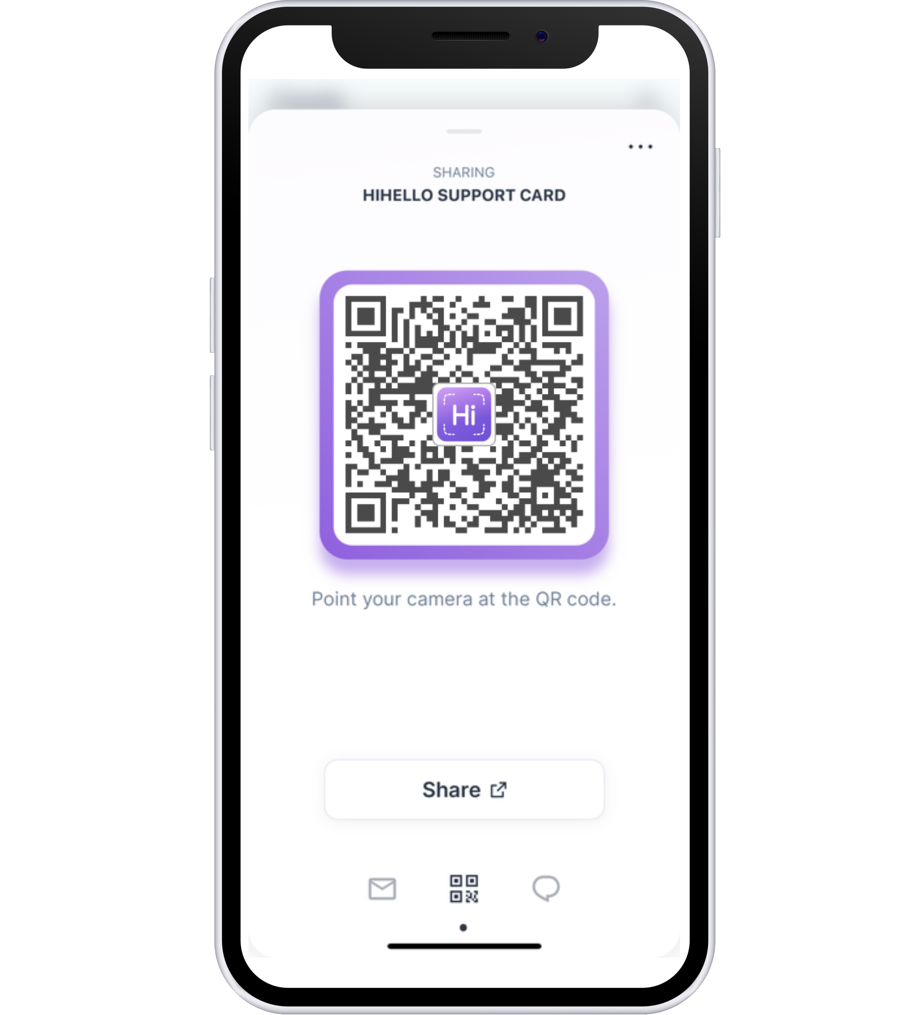Share Your Card Using a QR Code – HiHello Help Center