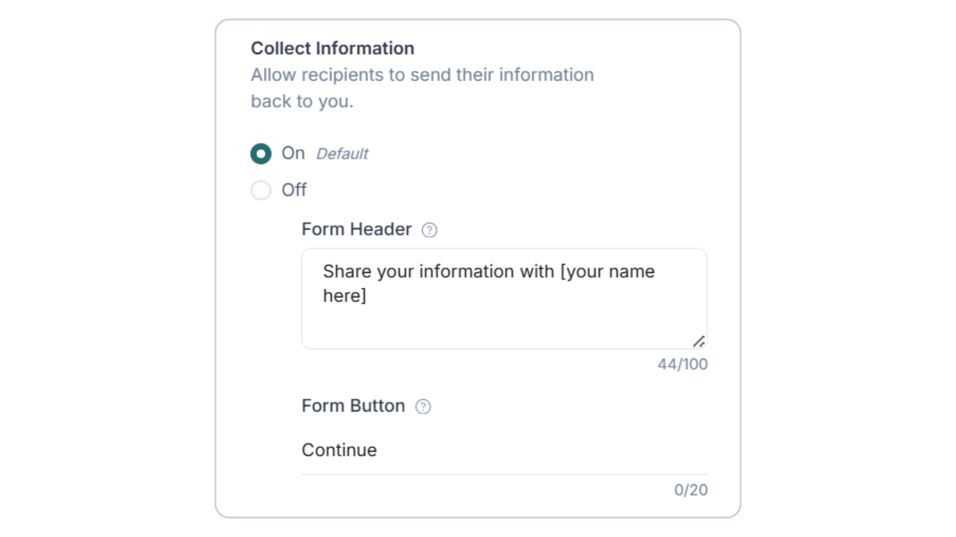 Custom Contact Exchange and Consent Forms – HiHello Help Center