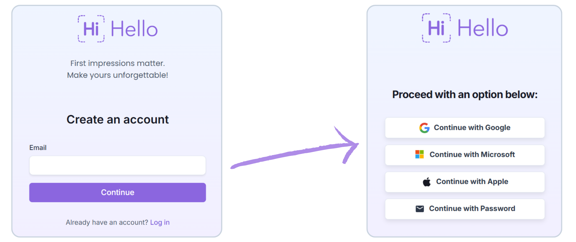 Log in on Your Computer – HiHello Help Center
